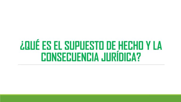¿Qué es un Supuesto de Hecho? Definición y Ejemplos Clave - Mi Financiación