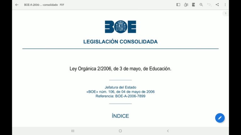 Todo sobre la LOE 2/2006 de 3 de mayo: Guía Completa y Actualización ...